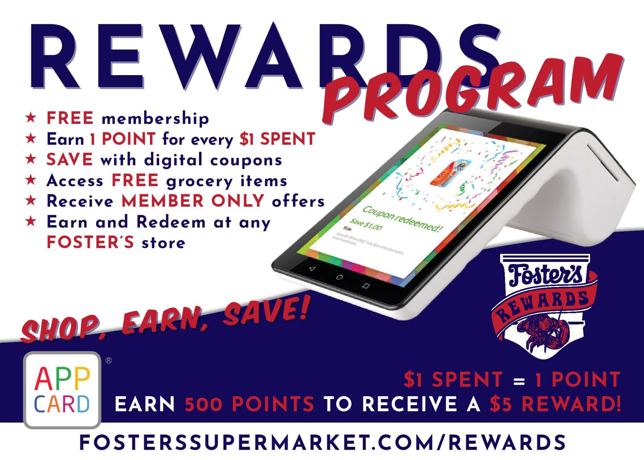 Rewards | Foster's Supermarket